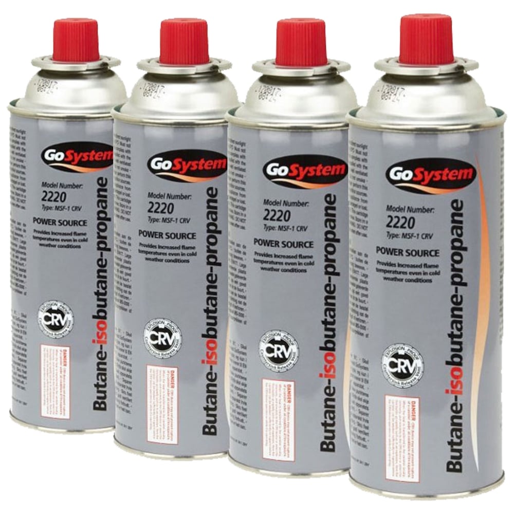 GoSystem Bayonet Gas Canister 4 Pack